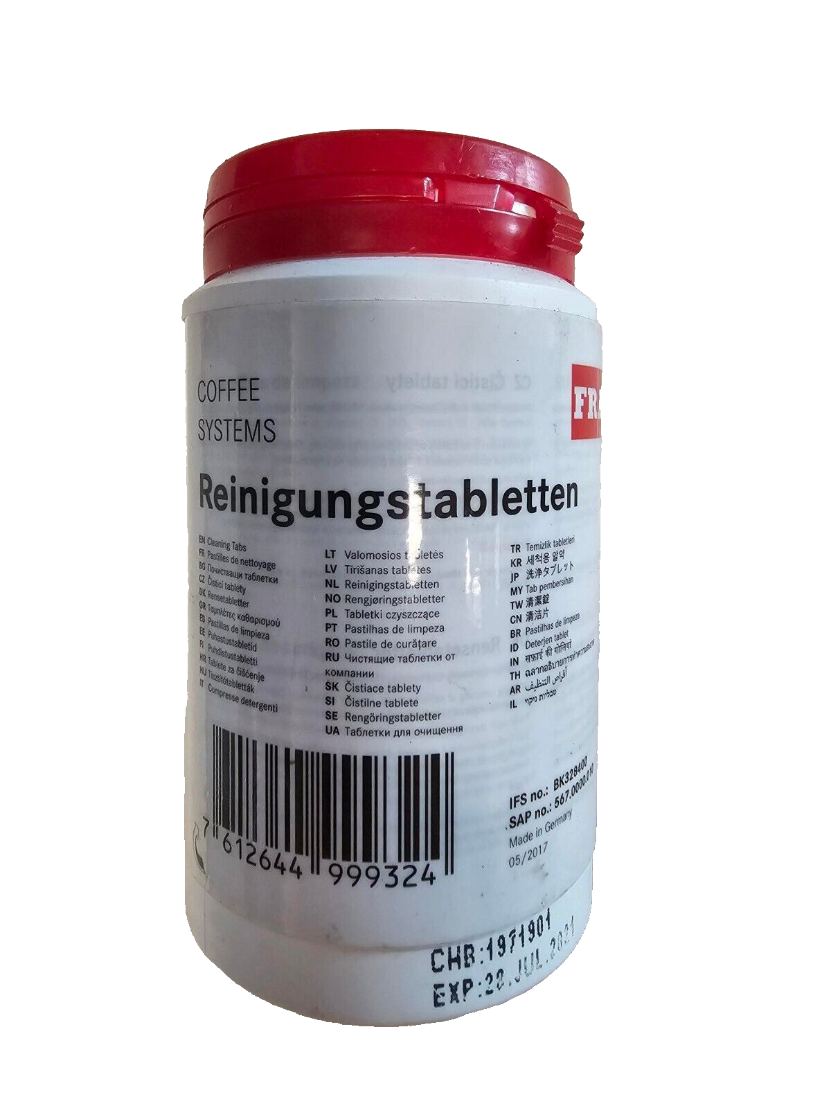 Franke Coffee Cleaning Tablets - 100pc – Bravo Coffee Machines